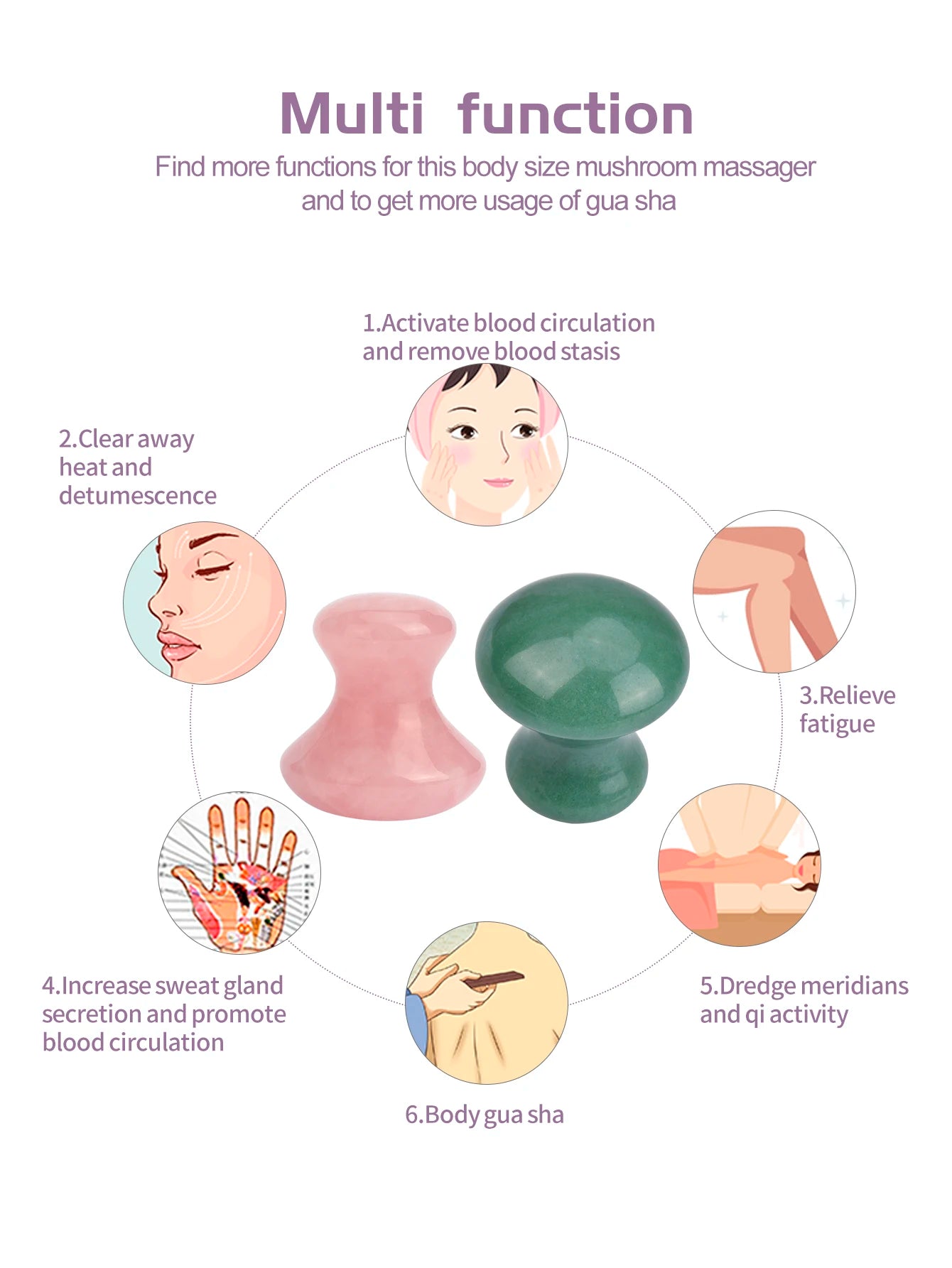 Jade Facial & Body Gua Sha Massager – Live Calmora